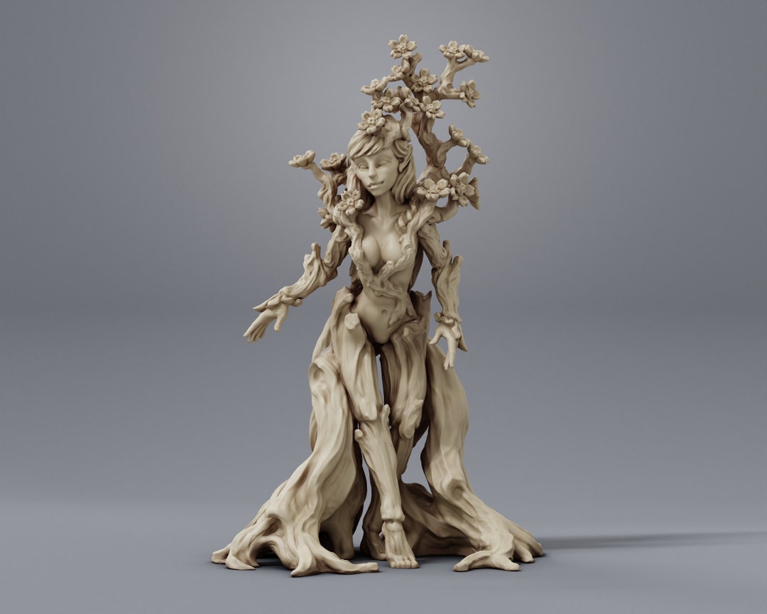 Dryad - 3D Printed Miniature Model for Dnd and Roleplaying Games ...