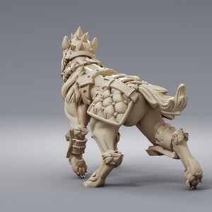 War Dog - Guard Dogs - Resin Miniature - Dnd Miniatures - Dungeons ...