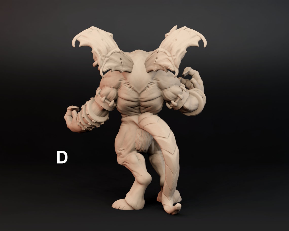 Bull Demon Resin Miniature Dnd Miniatures Dungeons & | Etsy