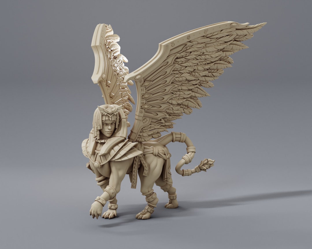 Sphinx - Resin Miniature - Dnd Miniatures - Dungeons & Dragons ...