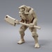 Zombie Butcher 3D Printed Miniature Model for Dnd and Roleplaying Games ...