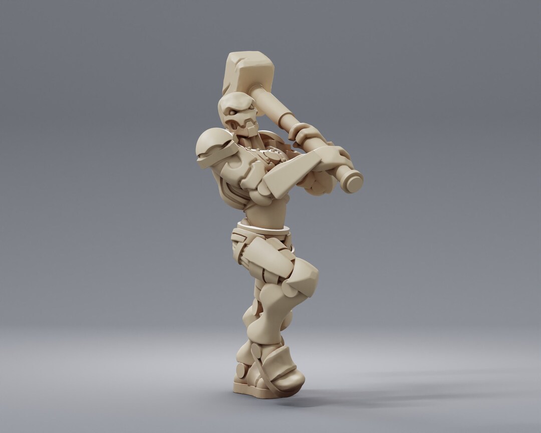 Warforged 3D Printed Miniature Model for Dnd and Roleplaying Games - Etsy