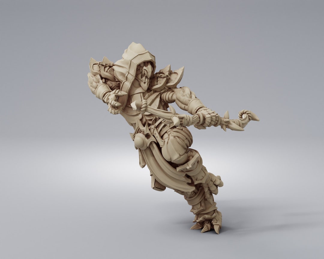 Dragonborn Ranger- 32mm Resin Miniature Dnd Miniatures Dungeons ...