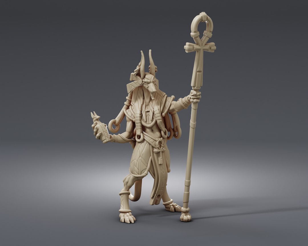 Anubis - Resin Miniature - Dnd Miniatures - Dungeons & Dragons ...