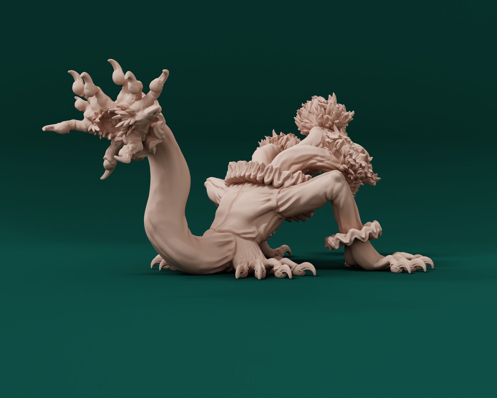 Clown Hydra Resin Miniature Dnd Miniatures Dungeons & - Etsy