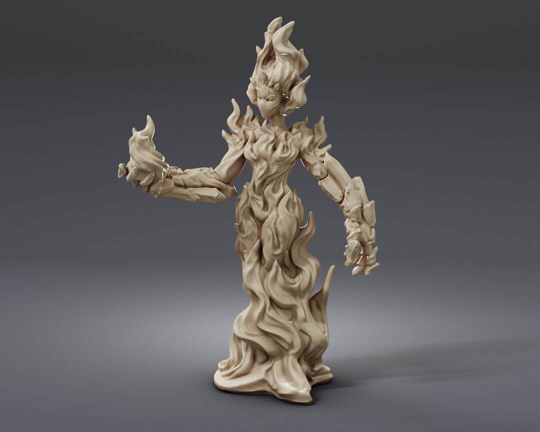 Amber Elemental - Resin Miniature - Dnd Miniatures - Dungeons & Dragons ...