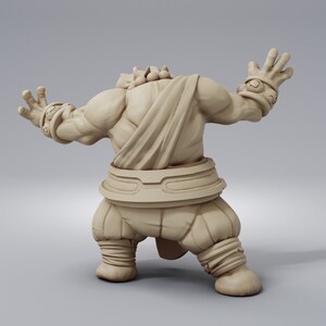 Giff Hippo Monk- 32mm Resin Miniature Dnd Miniatures Dungeons & Dragons ...