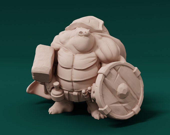 Tortle Cleric Resin Miniature Dnd Miniatures Dungeons & - Etsy