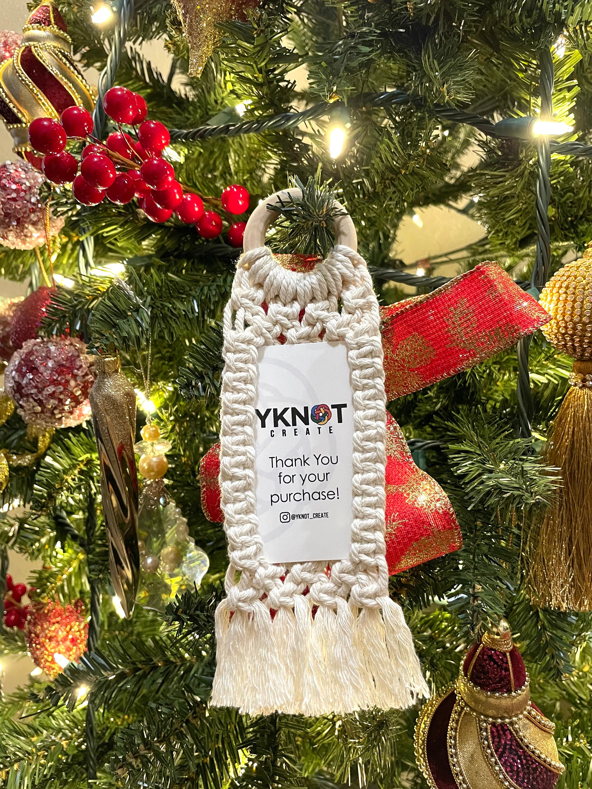 Macrame Mini Photo Frame - Etsy Canada