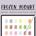 FROZEN YOGURT PROCREATE Color Palette + Hex Color Codes - Pink, Yellow ...