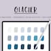 GLACIER PROCREATE Color Palette + Hex Color Codes - Blue for iPad ...