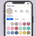 SUNRISE PROCREATE Color Palette + Hex Color Codes - Yellow, Gray, Brown ...