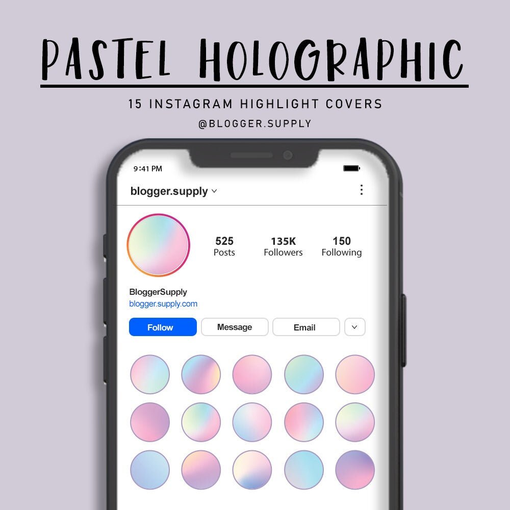 Instagram Highlight Covers - 15 IG Covers Instagram Stories - Solid ...