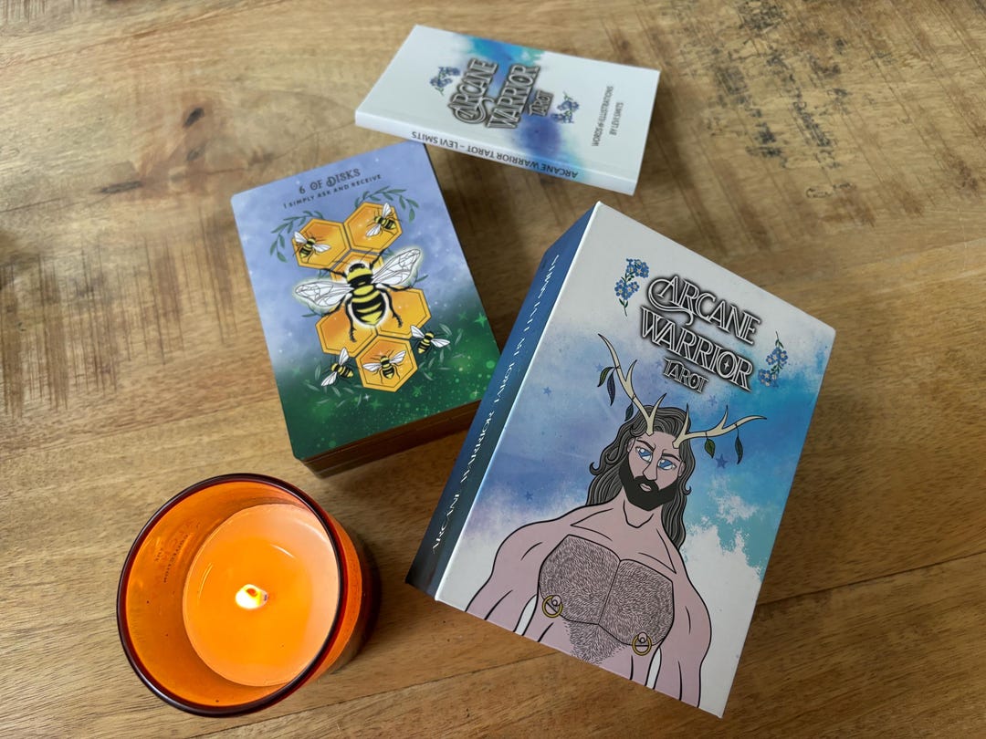 Arcane Warrior Tarot: a Deck With Messages From the Divine Masculine - Etsy