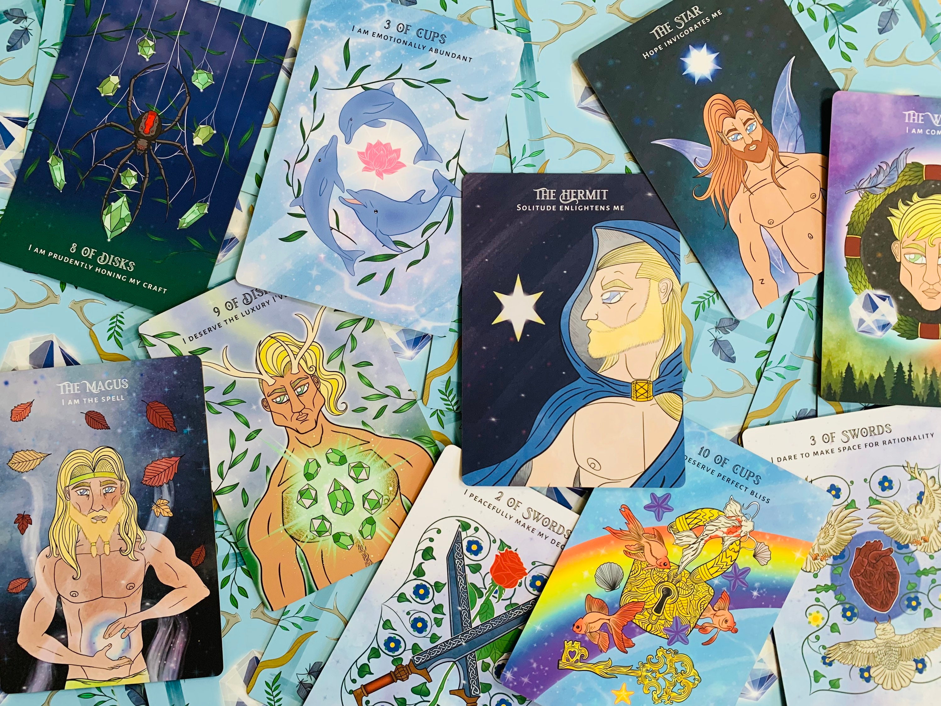 Arcane Warrior Tarot: a Deck With Messages From the Divine Masculine - Etsy