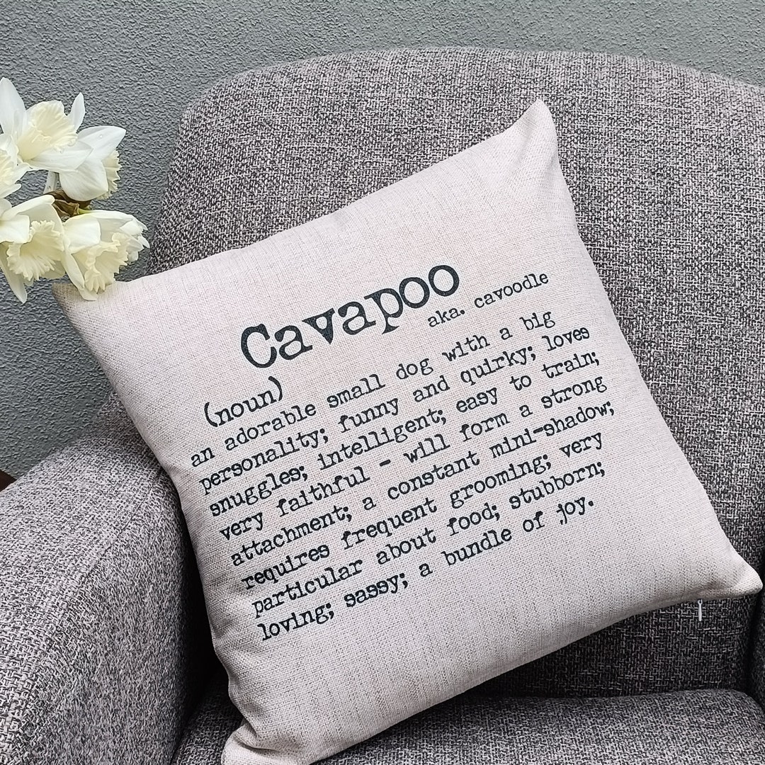Cavapoo Cushion - Etsy UK