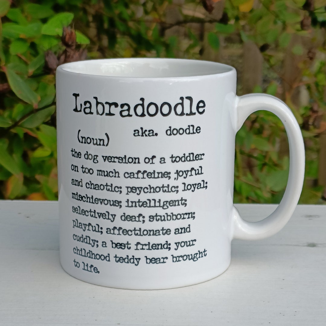 Labradoodle Mug, Gift for Pet Lover, Christmas Present for Mum and Dad ...