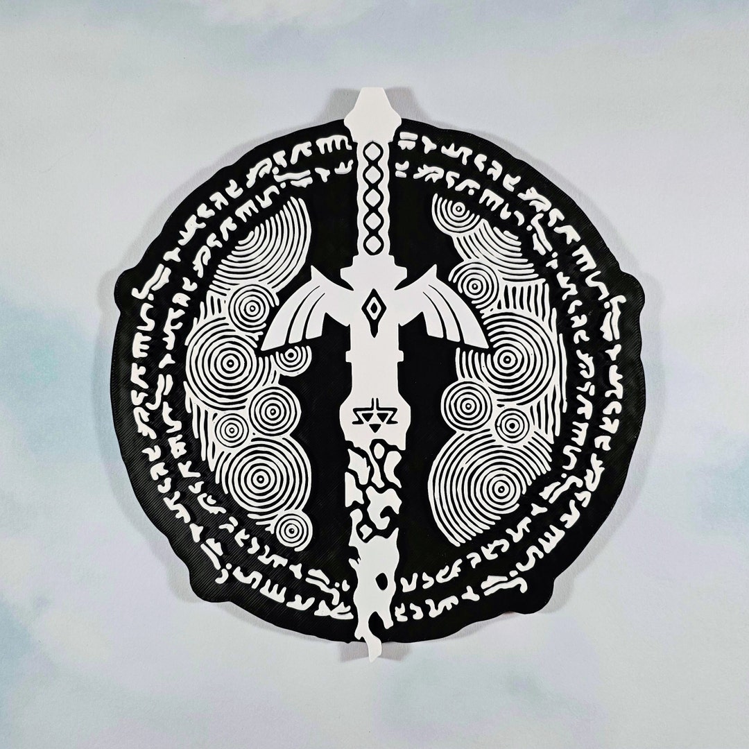 Legend of Zelda: Tears of the Kingdom - Corrupted Master Sword Emblem ...