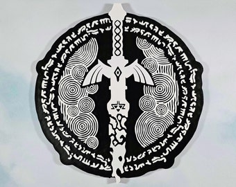 Corrupted Master Sword the Legend of Zelda Tears of the Kingdom - Etsy