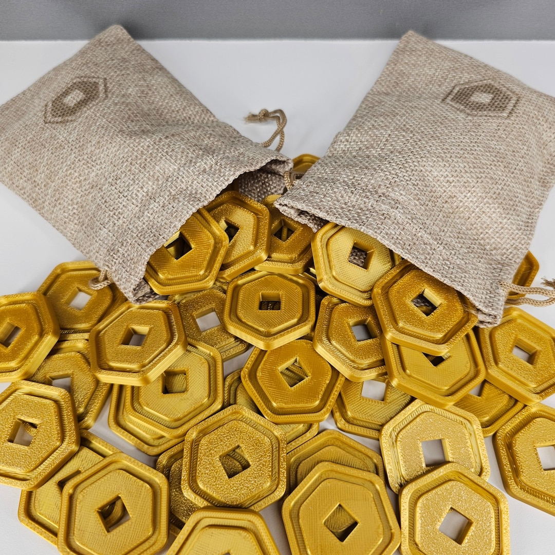 Roblox Robux Coins! Two-sided, Decoration, Party Favors, Play Money ...