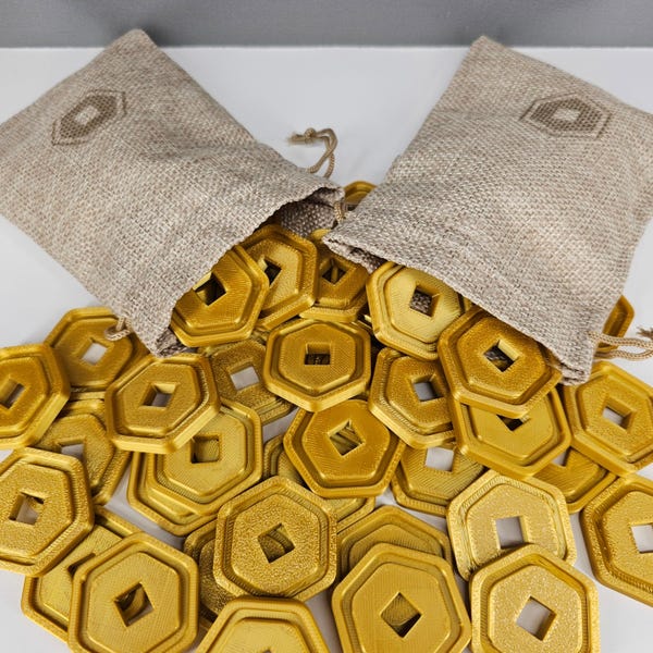 Roblox Robux Gold Coins - Pretend Play Set for Kids, Children’s ...