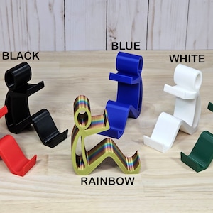 3D Printed Stickperson Phone Stand or Business Card Holder | Iphone ...