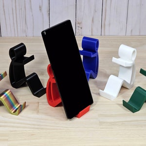 3D Printed Stickperson Phone Stand or Business Card Holder | Iphone ...