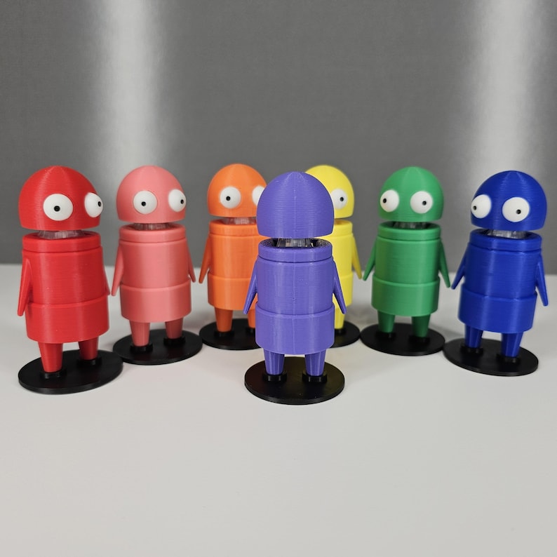 3D Printed R.E.P.O. Semibot - REPO Robot Clicker Fidget Toy - Display ...
