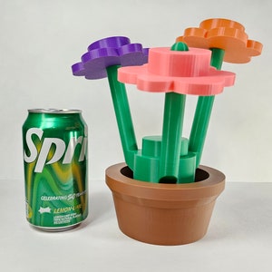 Giant Building Block Flowers, Life-size Brick Blooms With 3 Flowers ...