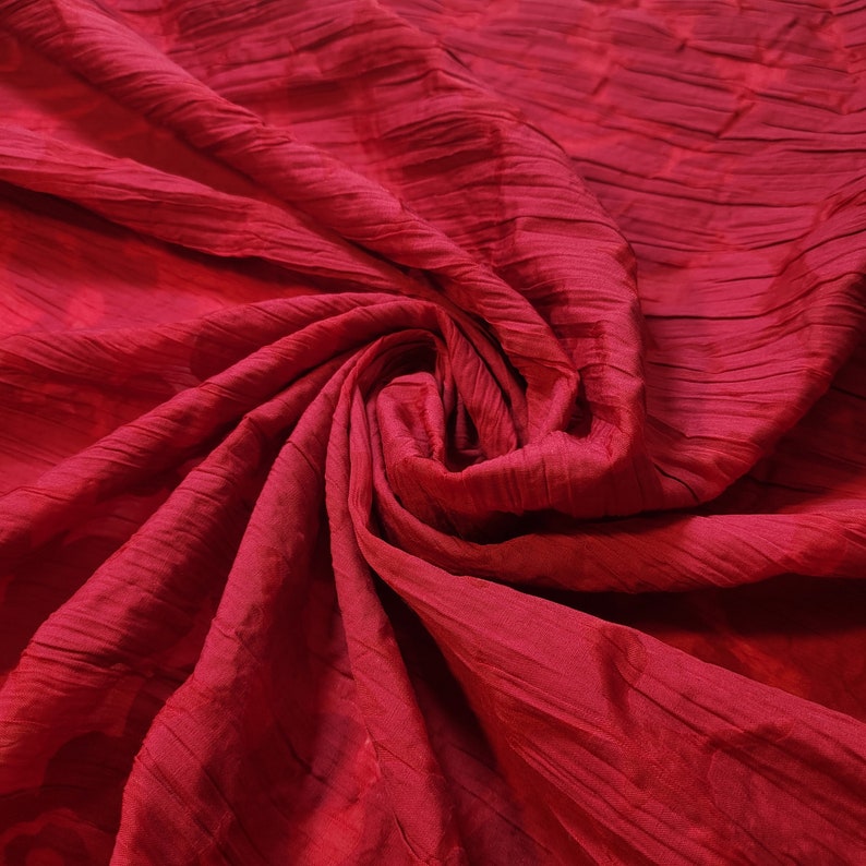 Creased Crinkle 100% Cotton Plain Fabric Material Crushed - Etsy