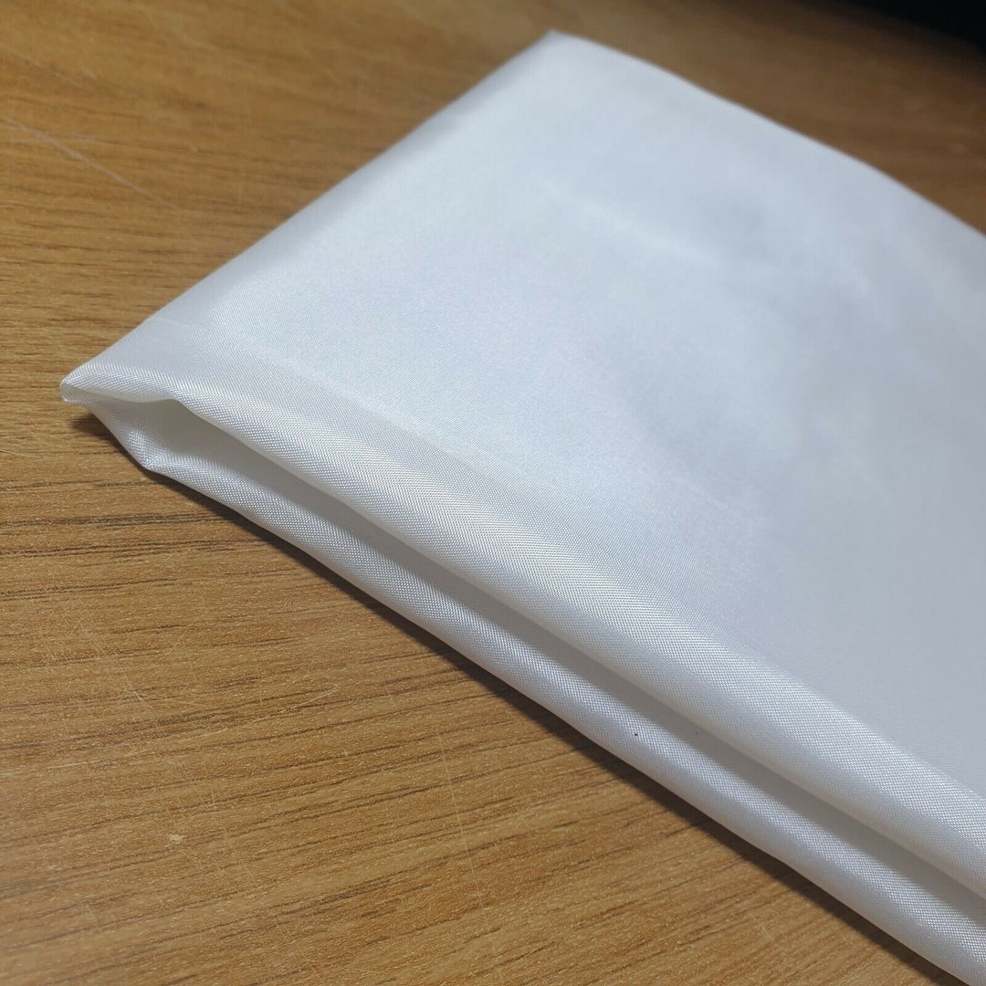 Ivory Antistatic Dress Lining Fabric 100% Polyester 150cm 50+colours ...
