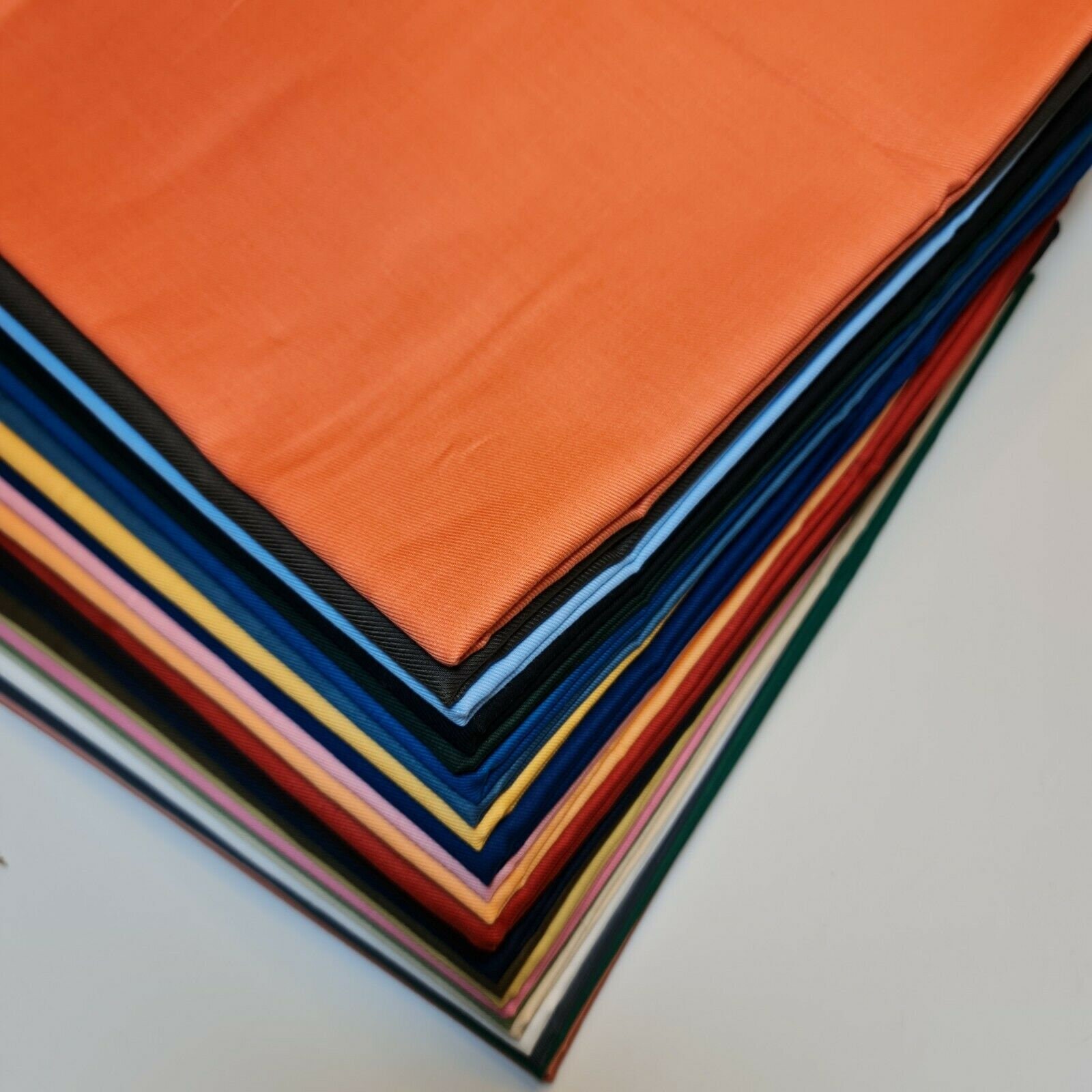 Plain Thick Cotton Drill Workwear Twill Fabric Dress Craft Quilting ...