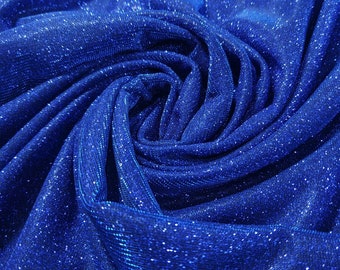 Blue Glitter Fabric | Etsy