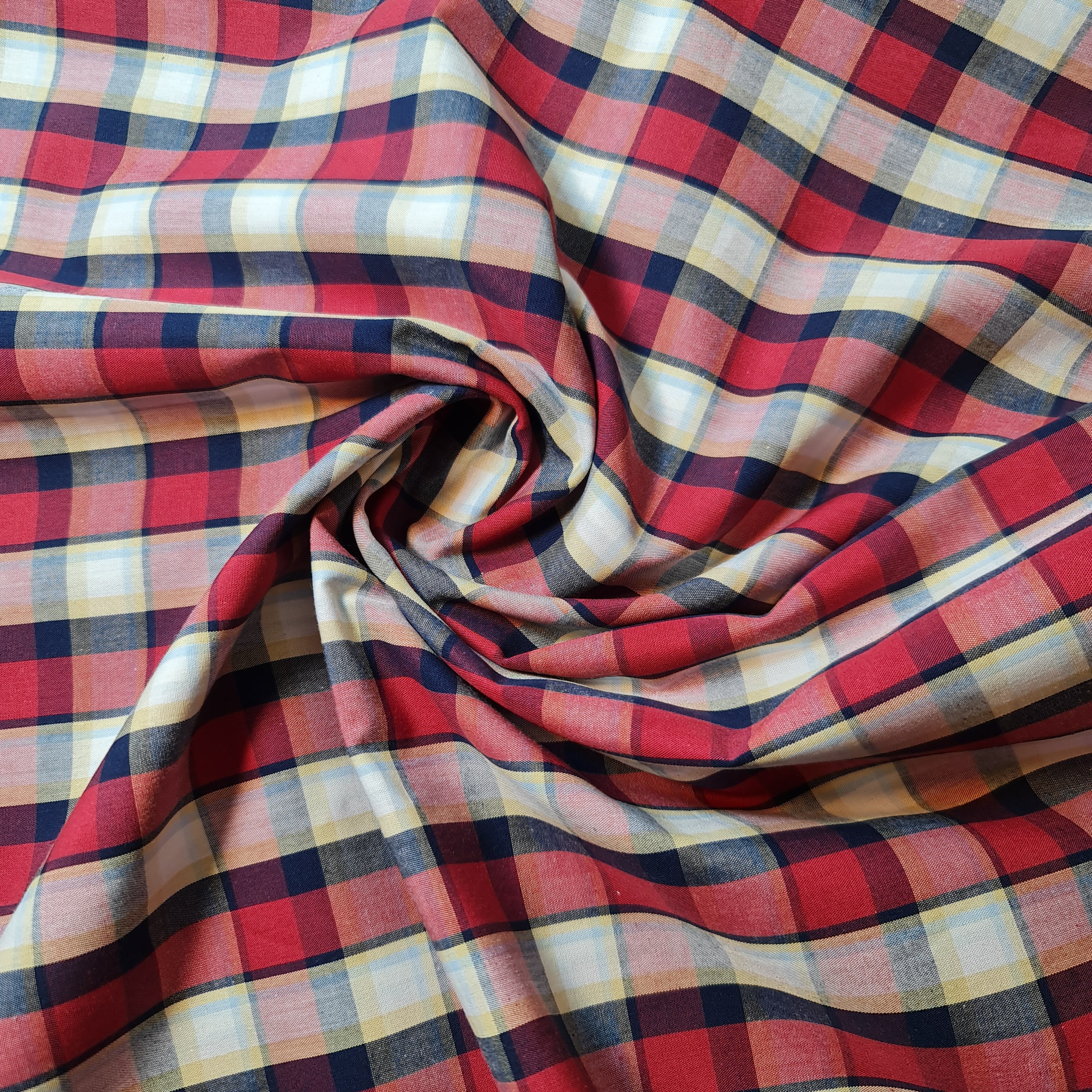 100% Cotton Poplin Tartan Pin Stripe Ditsy Fabric Dress Craft Shirt ...