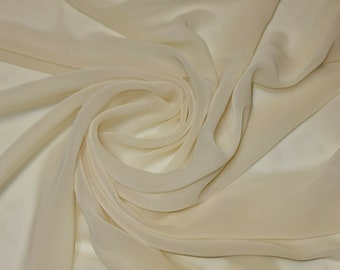 Sheer Cream Fabric - Etsy UK