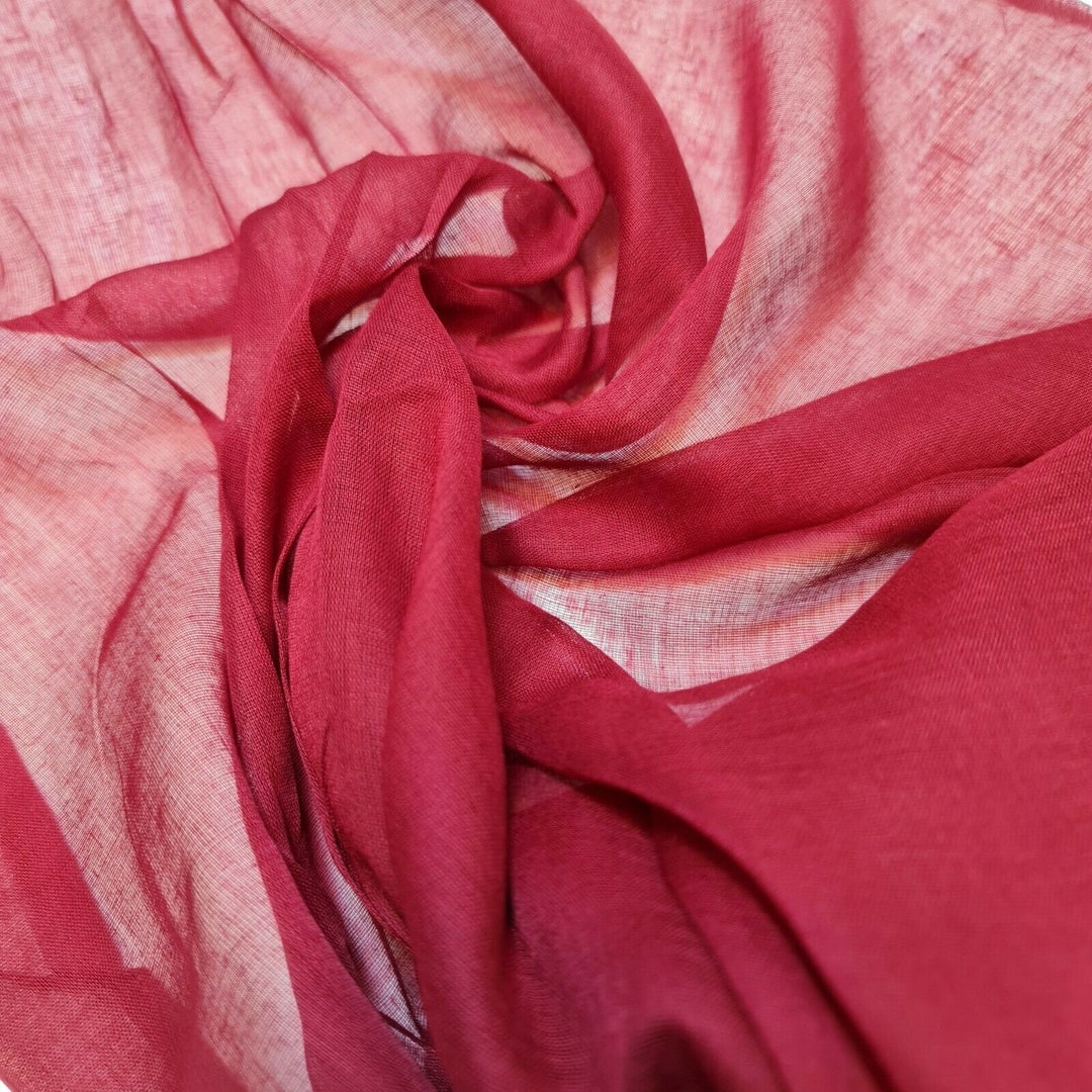 100% Cotton Soft Muslin Voile Cheesecloth Mulmul Fabric Draping ...
