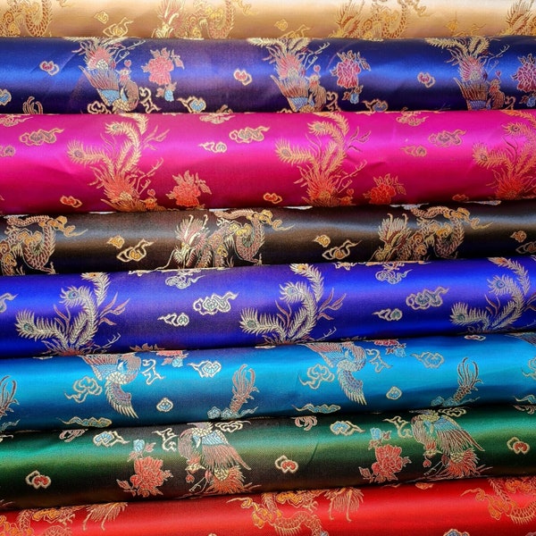 Chinese Silk Fabric - Etsy