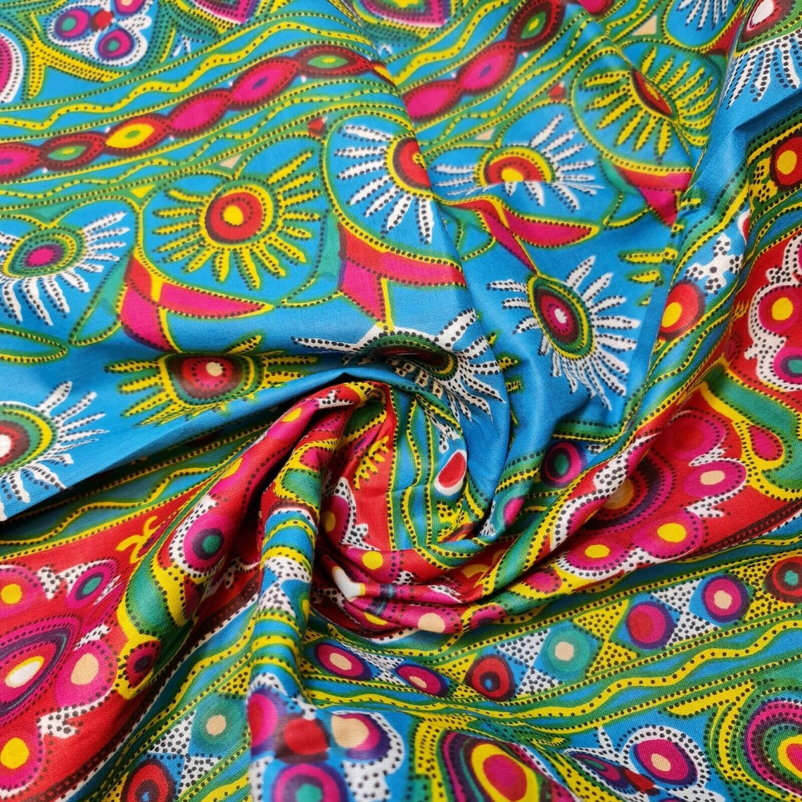 Cotton Indian Ethnic Rajasthani Print Suzani Rangoli Boho - Etsy UK