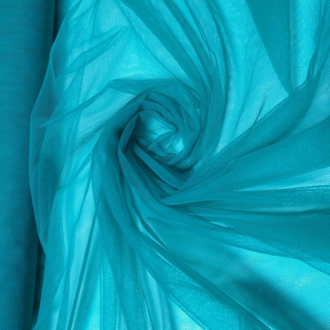 Jade Green Power Mesh Net 2 Way Stretch Spandex Power Mesh Material for ...