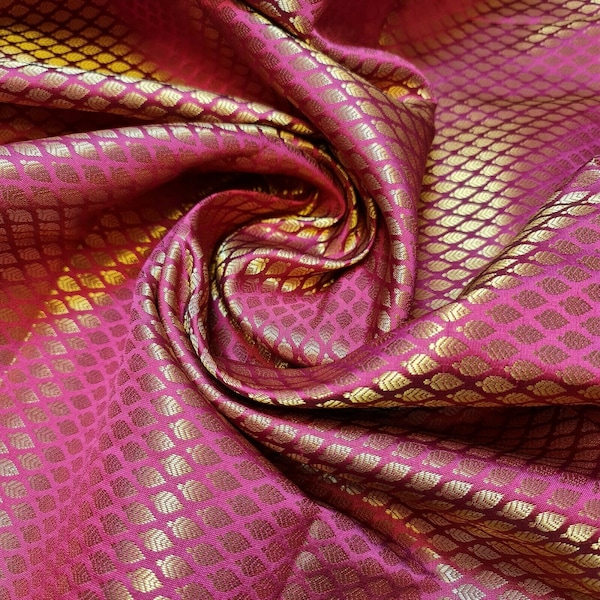 Magenta Silk Fabric - Etsy
