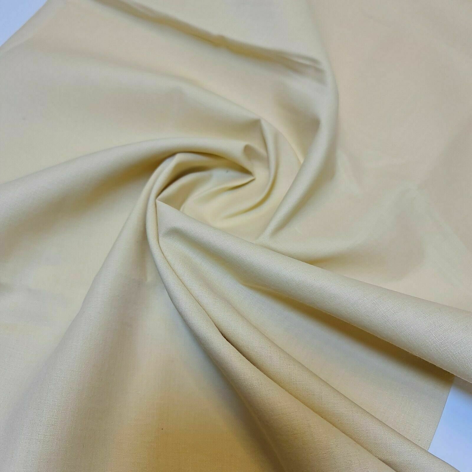 100% Cotton Voile Rubia Cambric Material Mercerised Plain Craft Dress ...