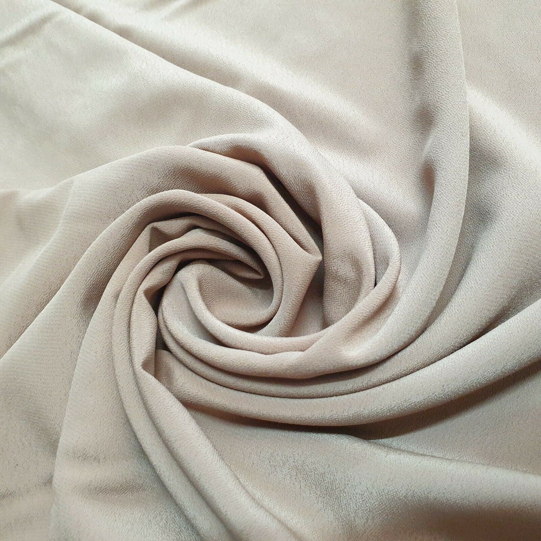 Koshibo Crepe 100% Polyester Soft Dress Drape Lining Fabric 44 by the ...