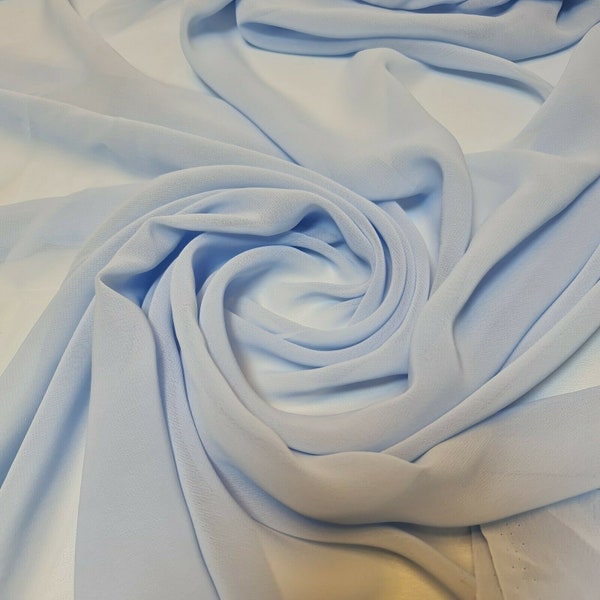 Ice Blue Chiffon - Etsy