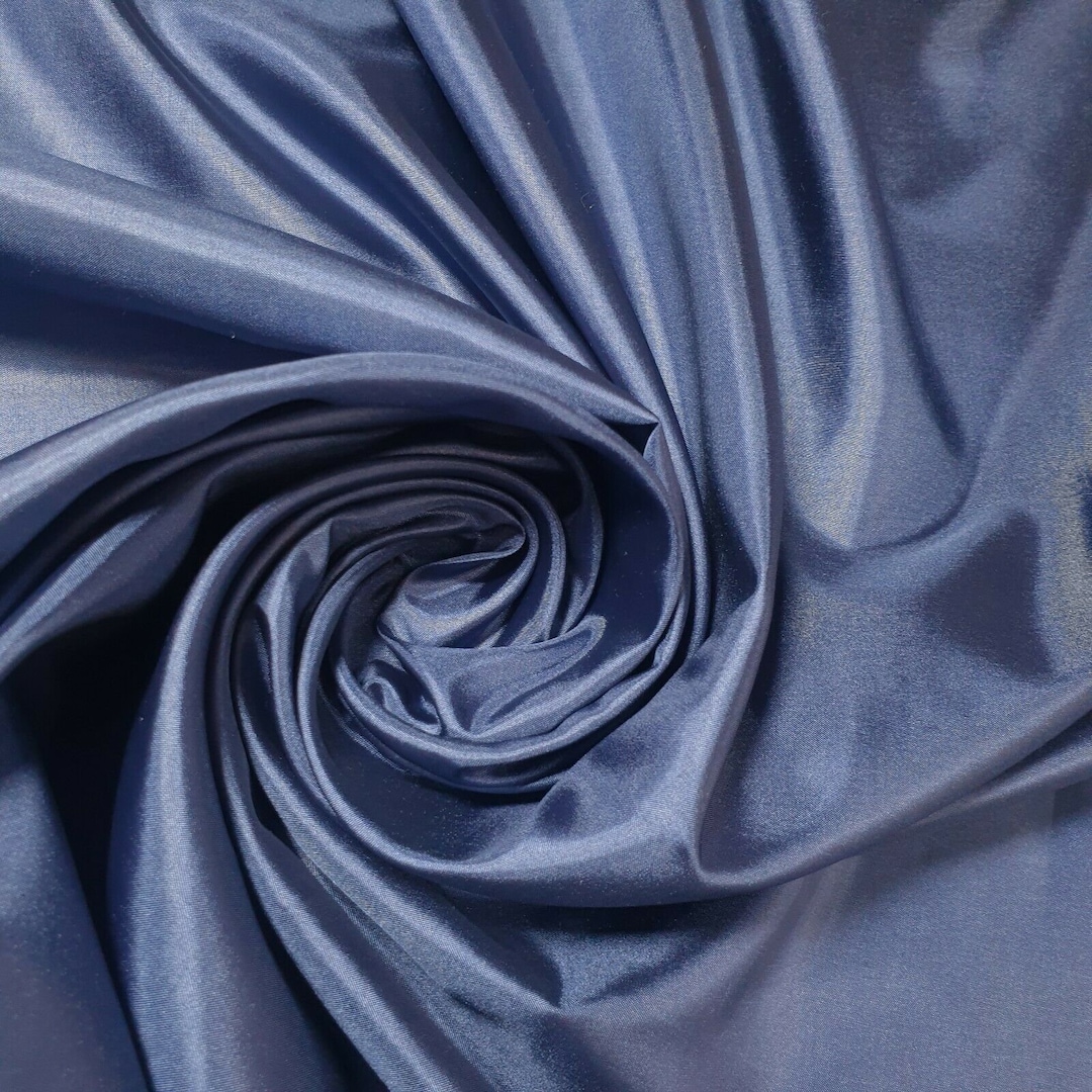 Navy Blue Antistatic Dress Lining Fabric 100% Polyester 150cm 50 ...
