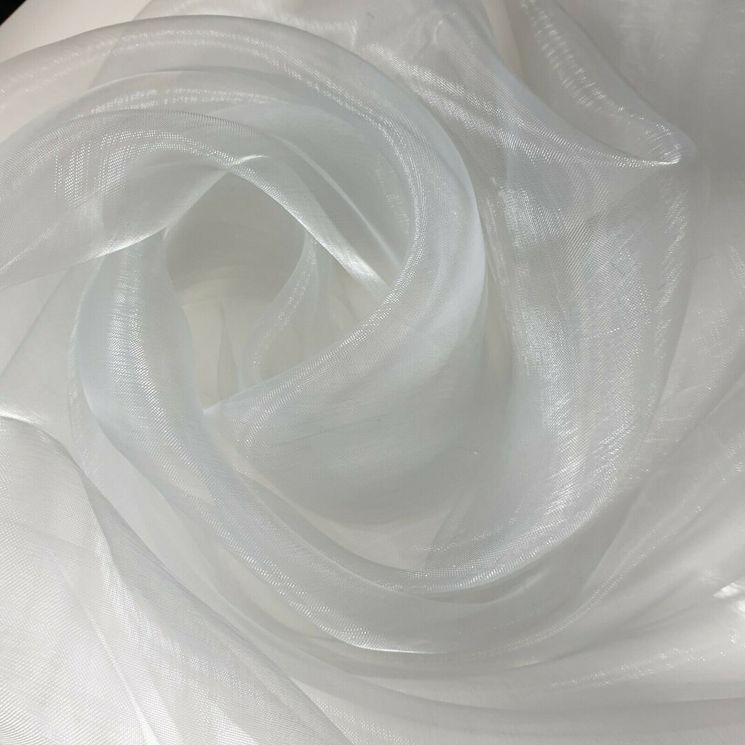 Sheer Organza Fabric Voile Drape Curtain Wedding Fabric Transparent 100 ...
