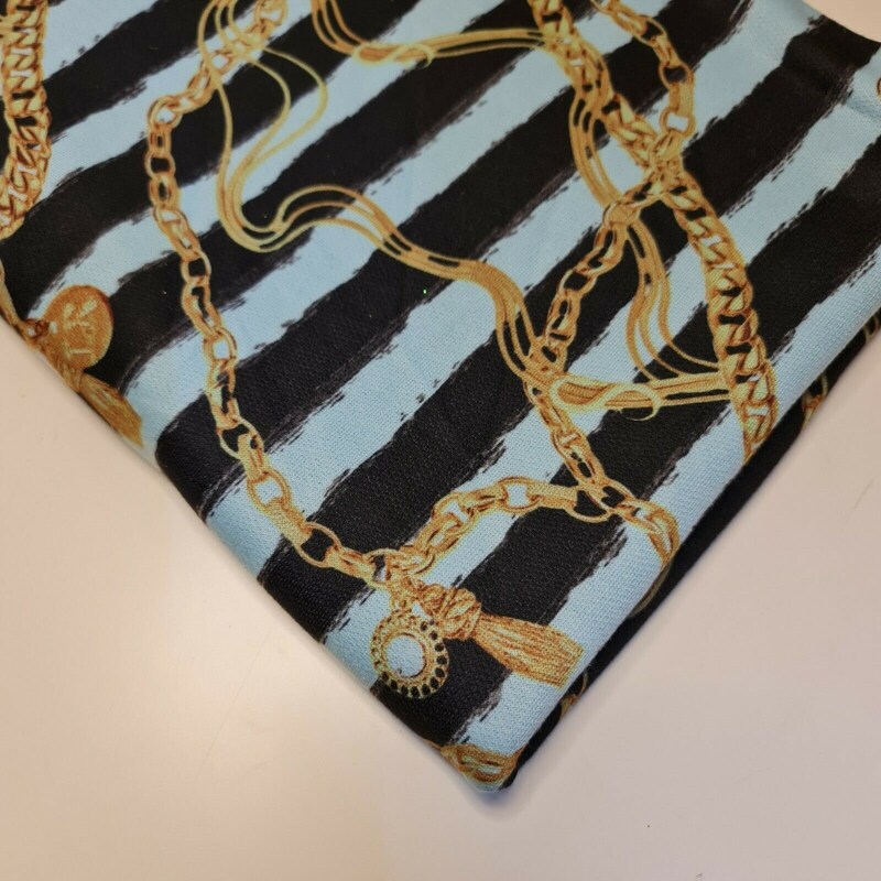 Chain Print Fabric - Etsy