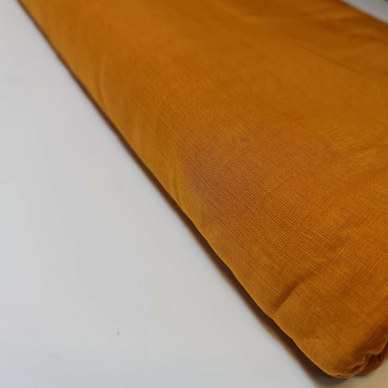 Mustard 100% Cotton Muslin Fabric Soft Voile Cheesecloth Dress Craft ...