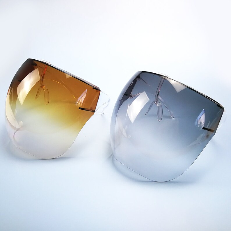 Stylish Strong Face Shield Glasses New Design immediate | Etsy