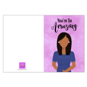You're so Amazing Printable Card Inspirational Illustrated Greeting ...