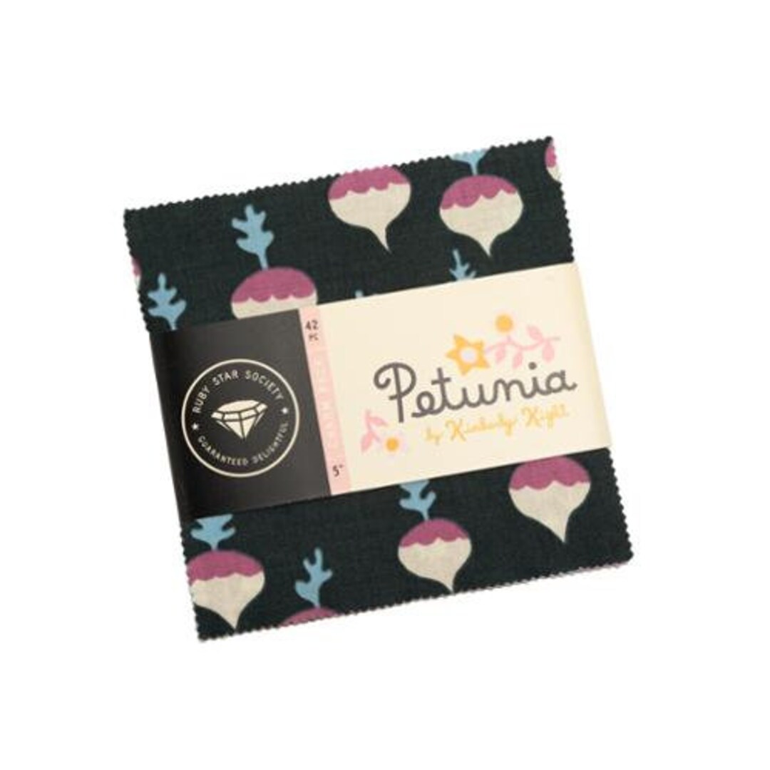 Petunia Charm Pack Ruby Star Society Cotton Quilting Fabric - Etsy